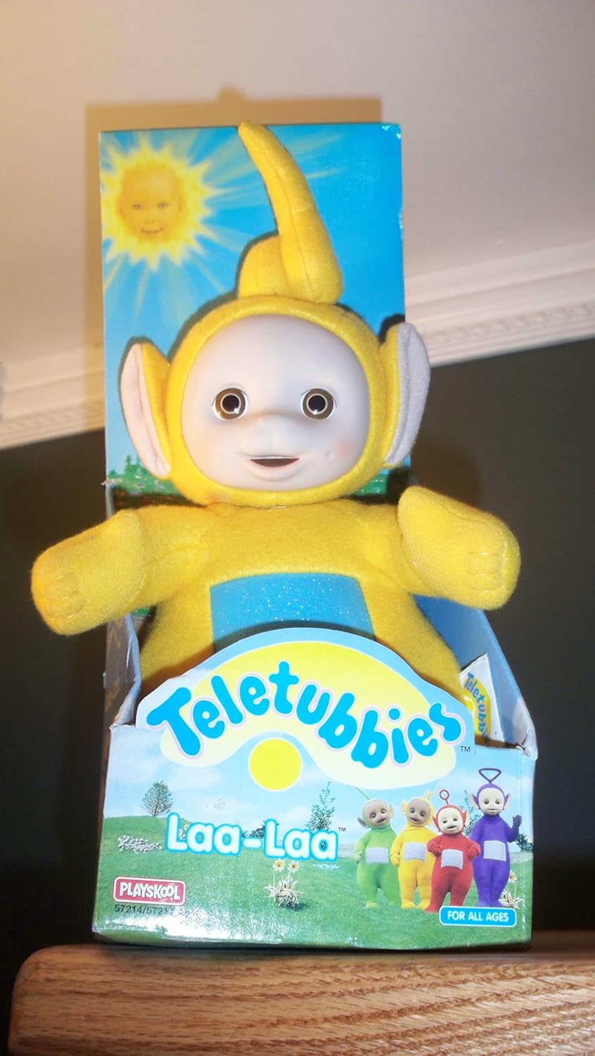 Amazon.com: Ragdoll 1998 Teletubbies 12" Plush Laa Laa Talking Doll ...