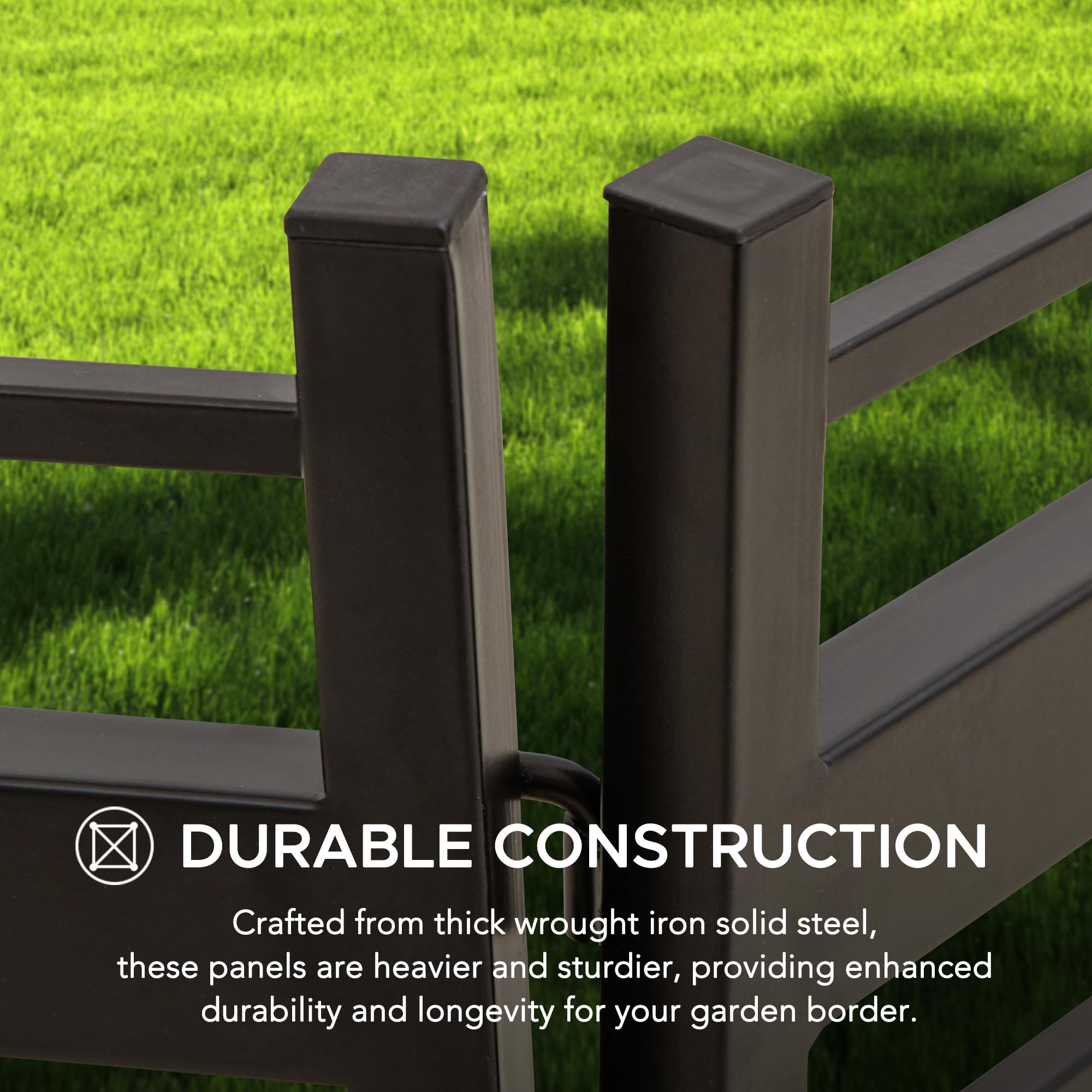 Snapklik.com : Sunjoy Solar Border Fencing