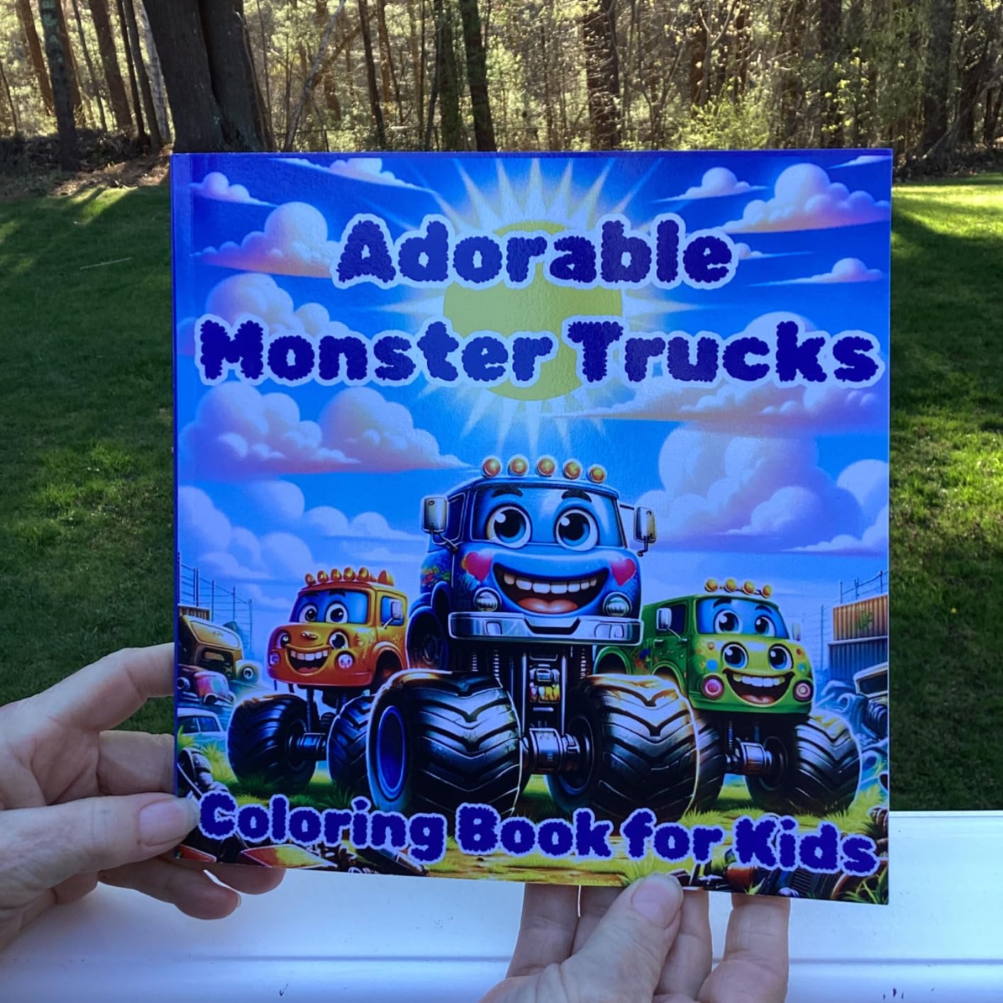 Adorable Monster Trucks Coloring Book for Kids: Truck Coloring Book for ...