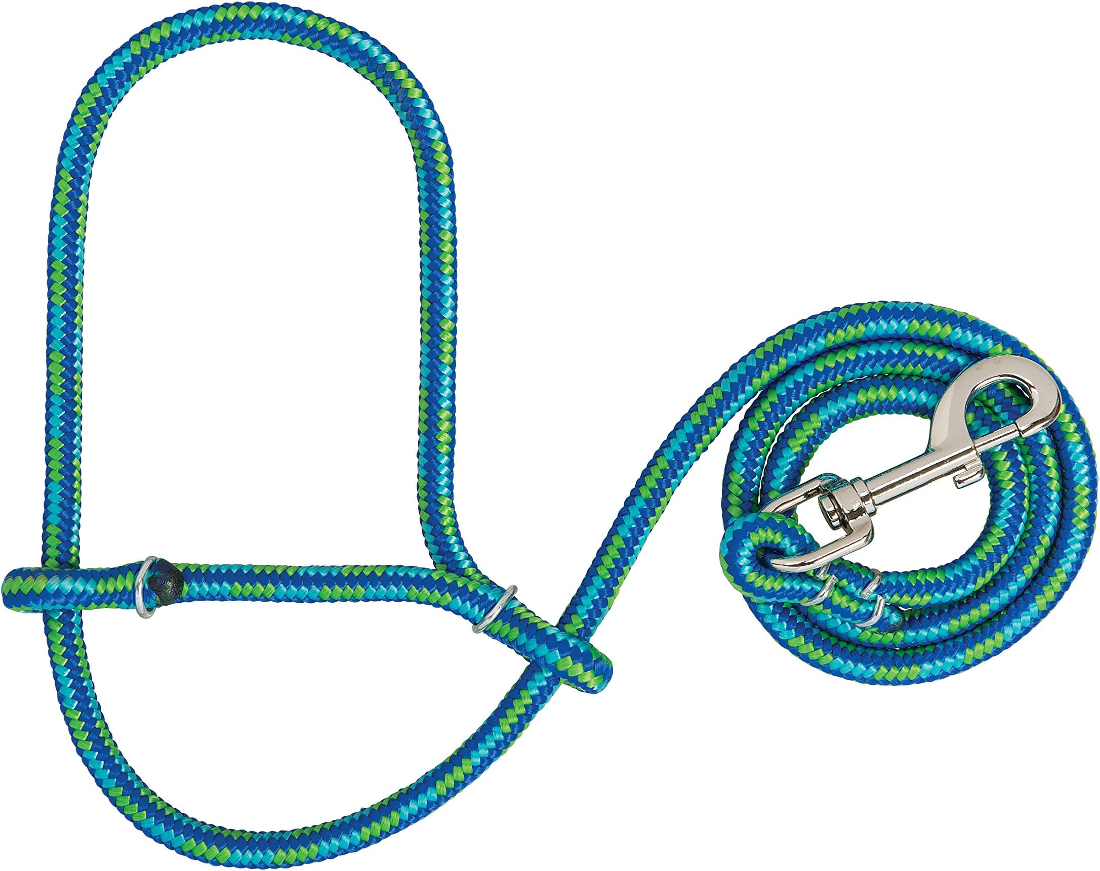 Amazon.com: Weaver Leather Rope Sheep & Goat Halter, Blue/Black/Gray ...