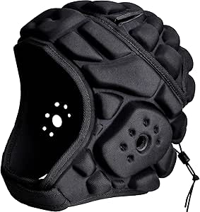 Amazon.com : COOLOMG Soft Shell Helmet 19mm Thick Flag Football Helmet ...