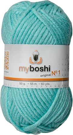 Amazon | DMC myboshi マイボウシ ベーシックカラー 帽子用毛糸 並太 158 pacificblue 50g 55m ...