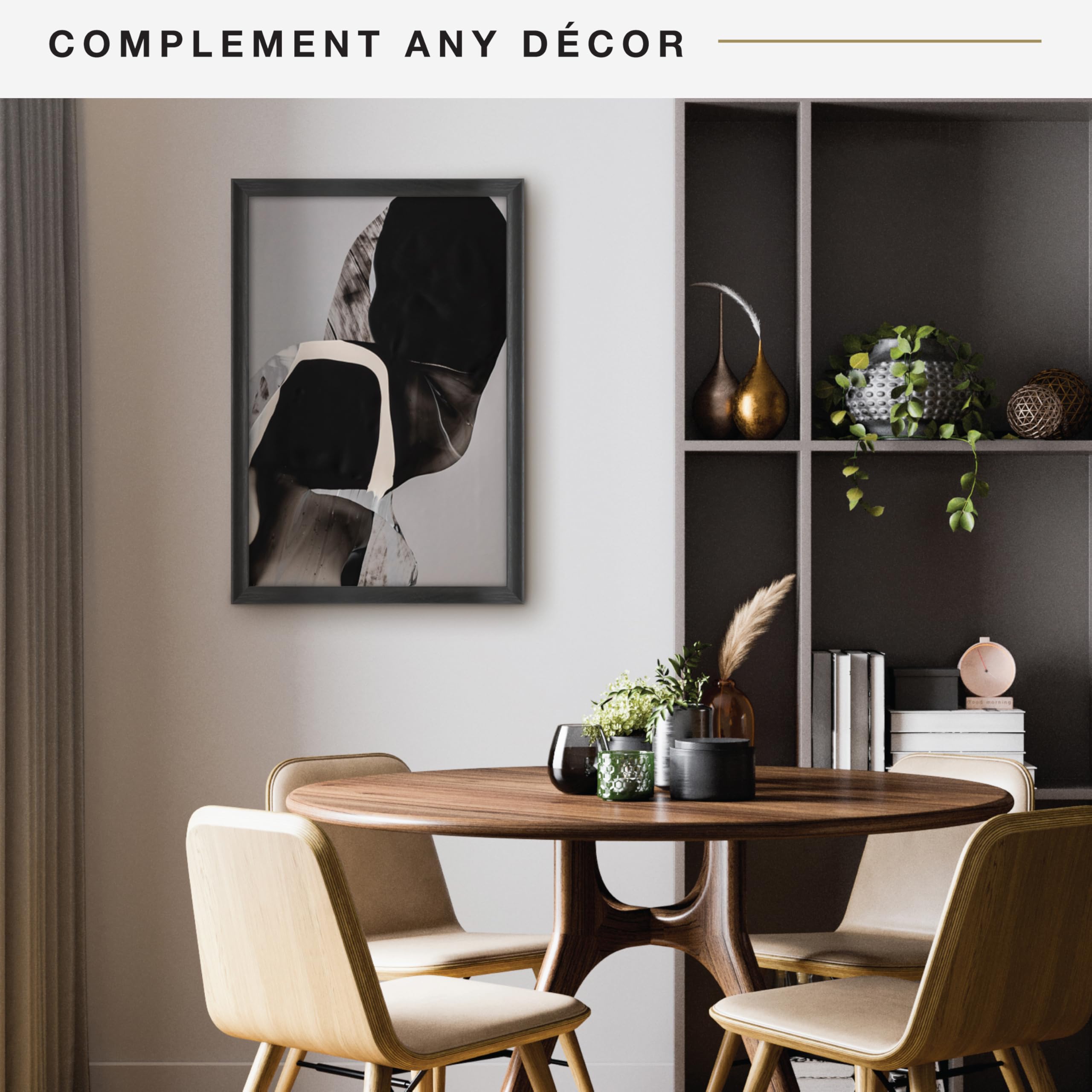 Snapklik.com : MCS Studio Gallery Classic 20x30 Poster Frame Black ...