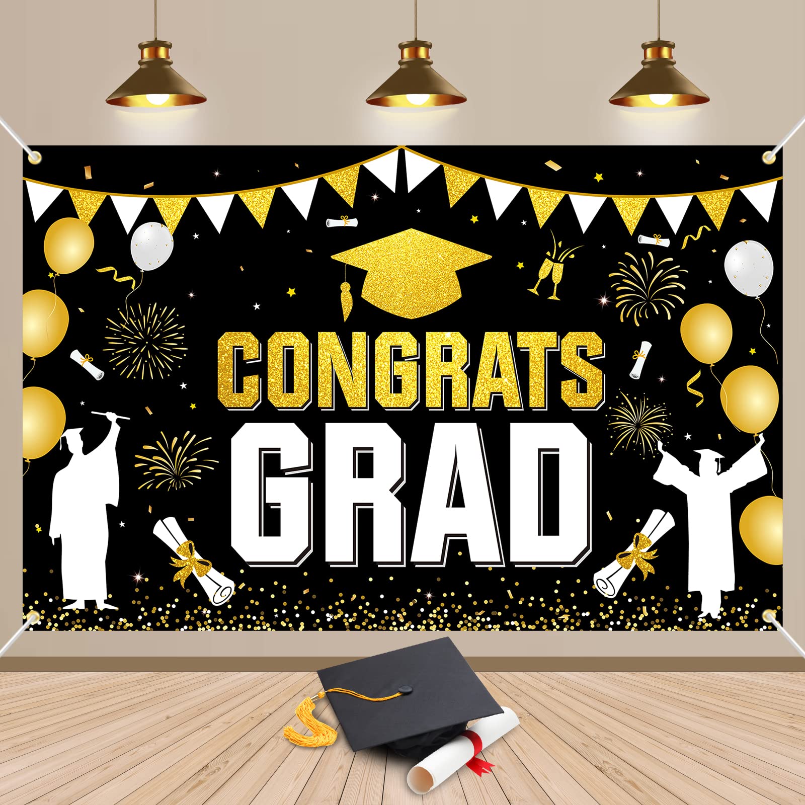 Buy YOTANGO Graduation Backdrop Banner, Graduation Decorations 2022 ...