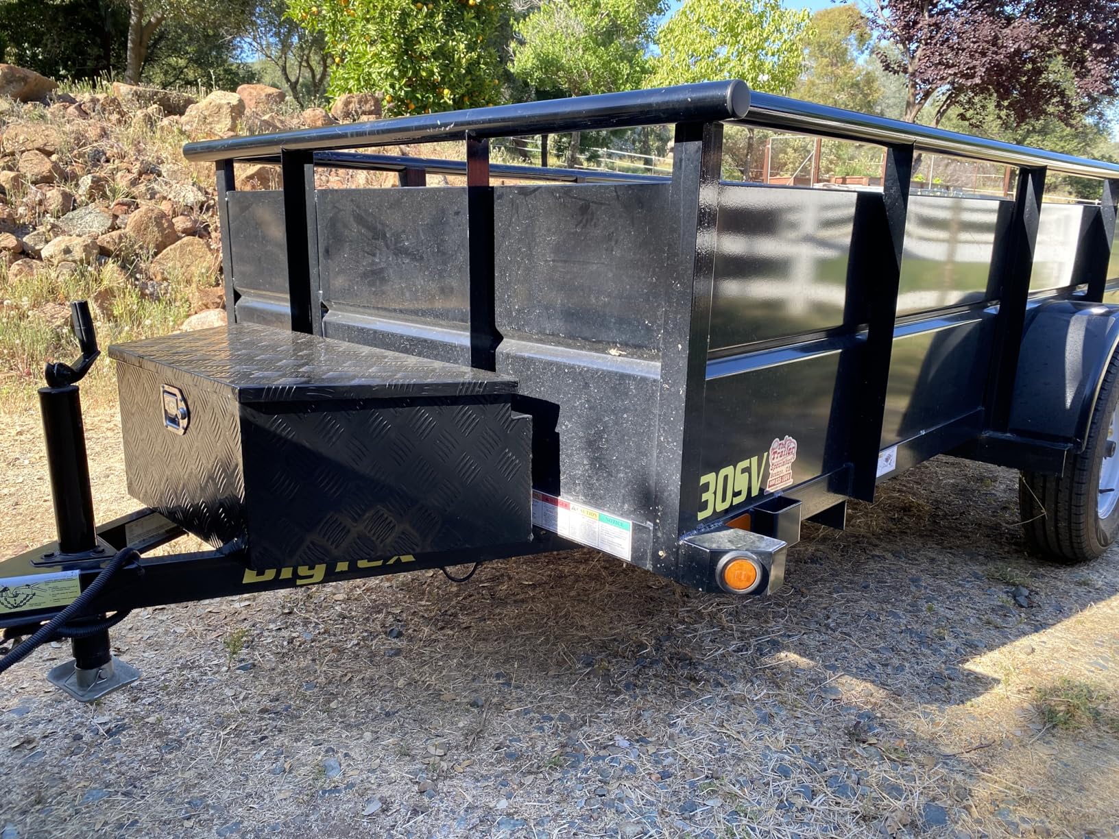 $15/mo - Finance VEVOR Trailer Tongue Box, Steel Tongue Box Tool Chest ...