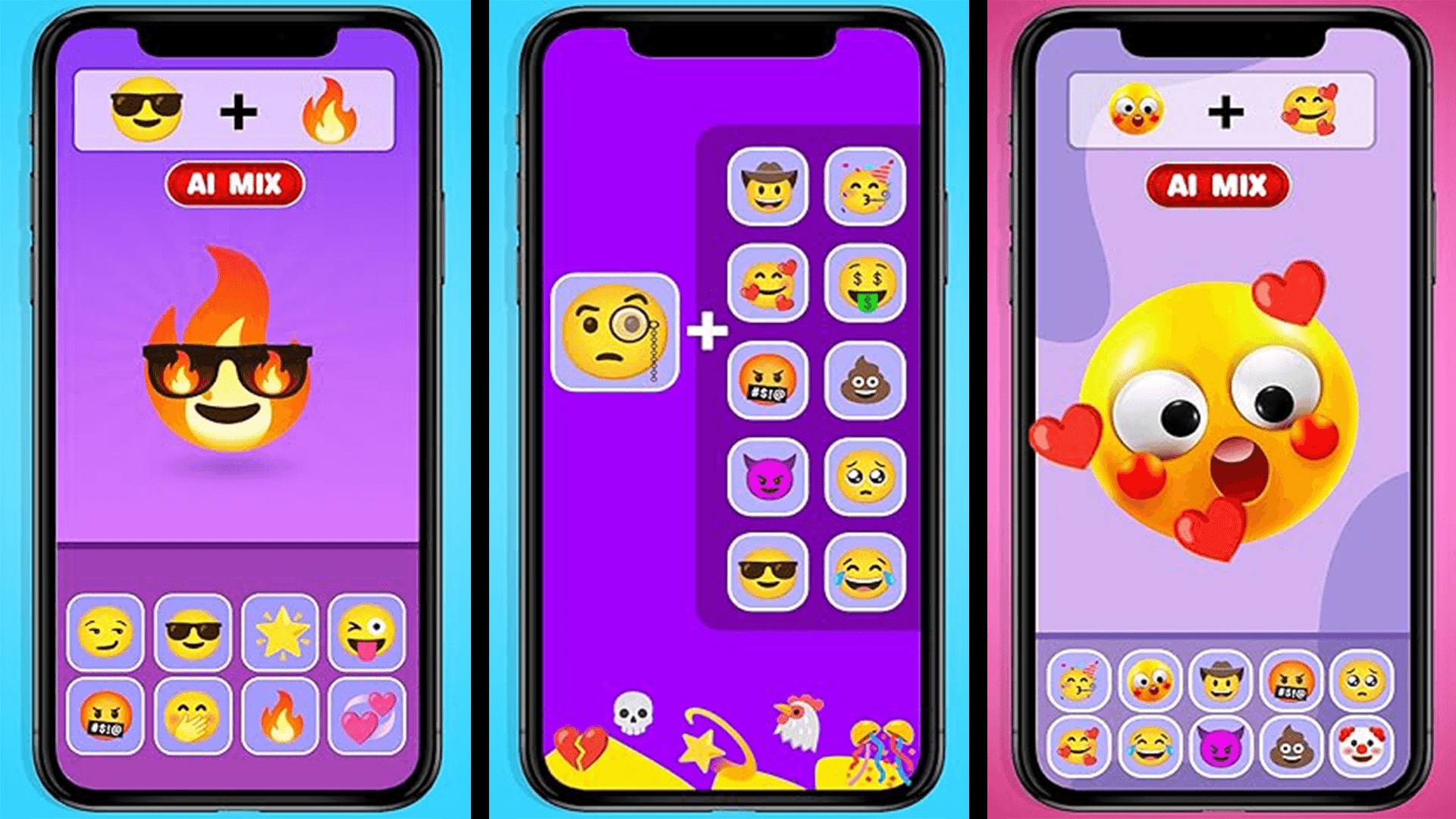 AI Emoji Mix: Emoji Mixing Merge Master - Merge Emoji DIY Mixing Fun Moji Adventure Game - App ...