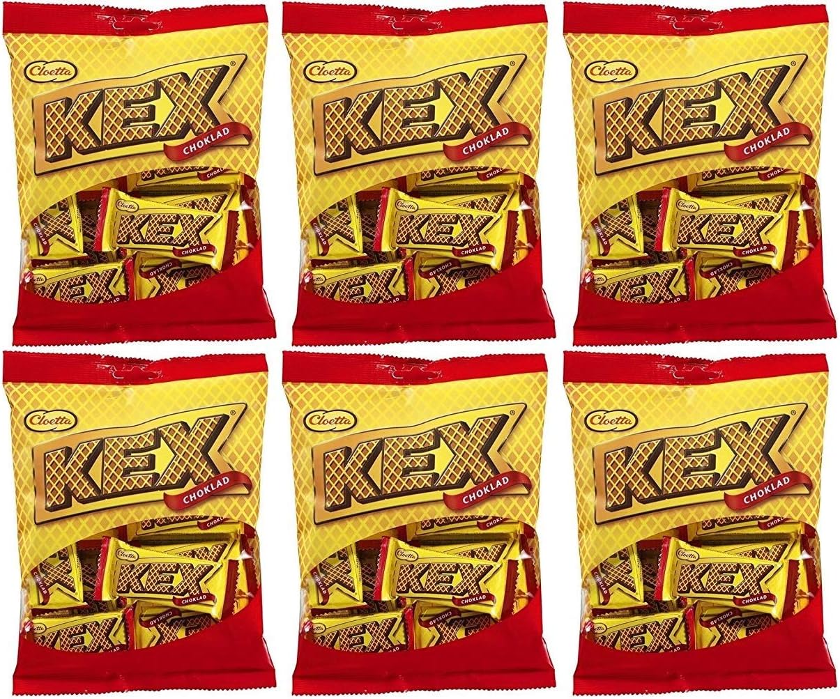 Amazon.com : Cloetta Kex Chocolate Bars Wafers in Milk Chocolate 60g ...