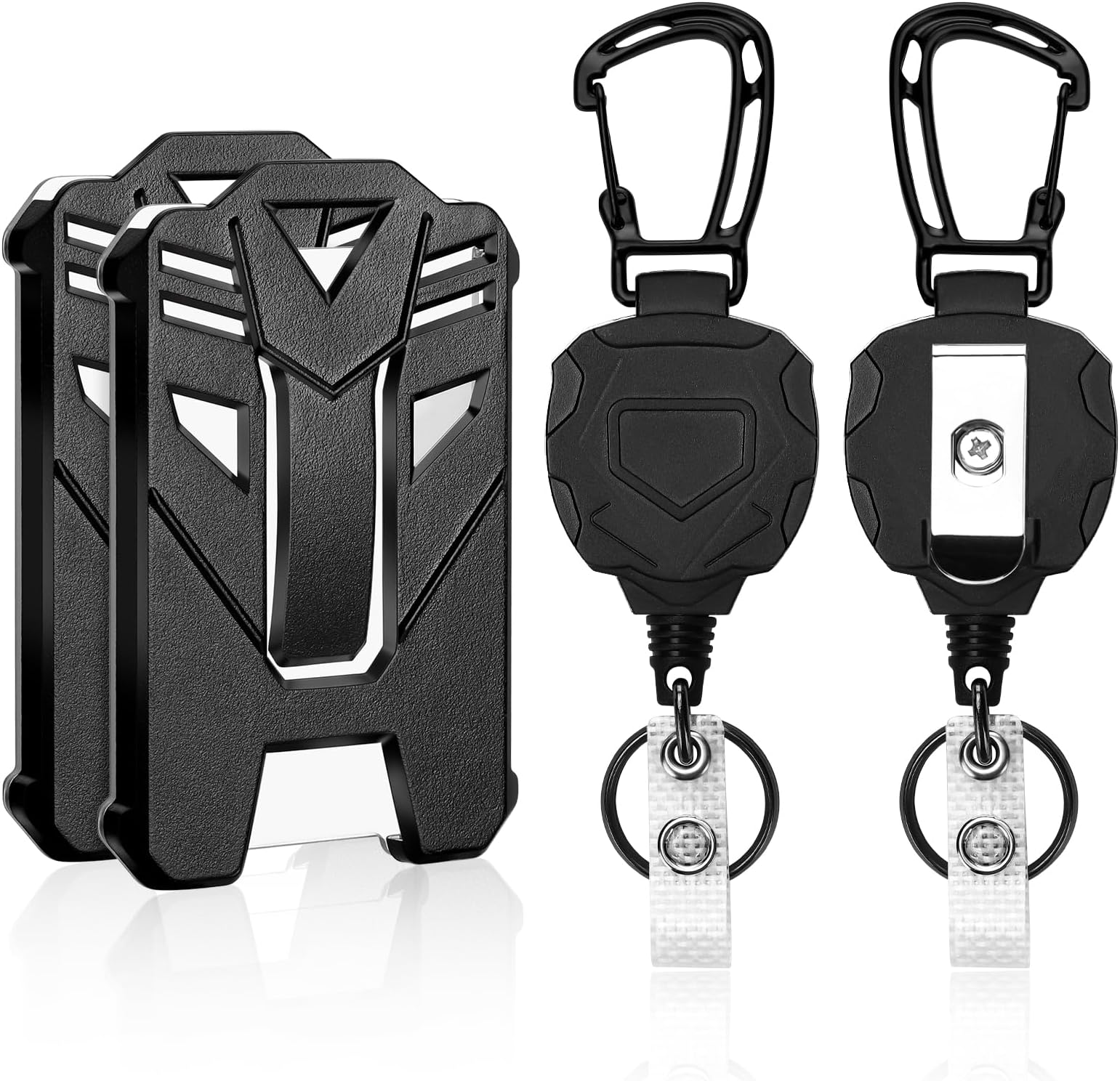 Amazon.com : Soleebee 2 Pack Retractable Badge Holder, Heavy Duty Badge ...