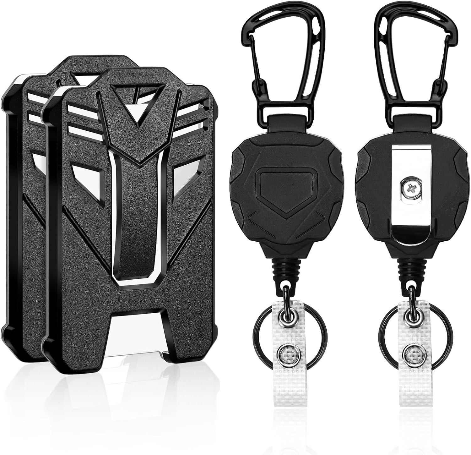 Amazon.com : Soleebee 2 Pack Retractable Badge Holder, Heavy Duty Badge ...