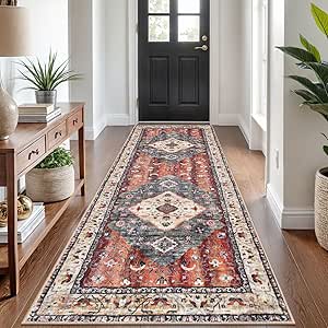 Amazon.com: KOZYFLY Runners for Hallways 3x8 Ft Washable Kitchen Runner ...