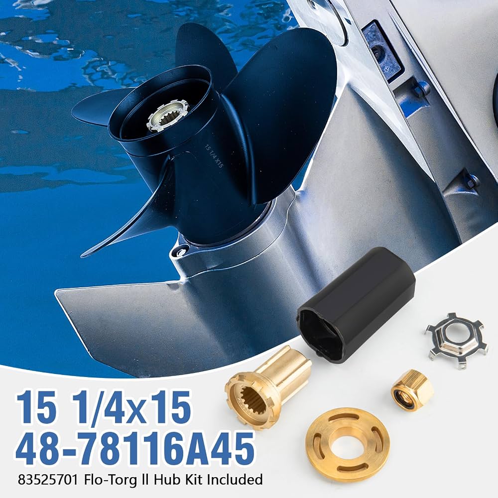 Outboard Boat Propeller 15x15 Stainless Steel Boat Propeller For ...