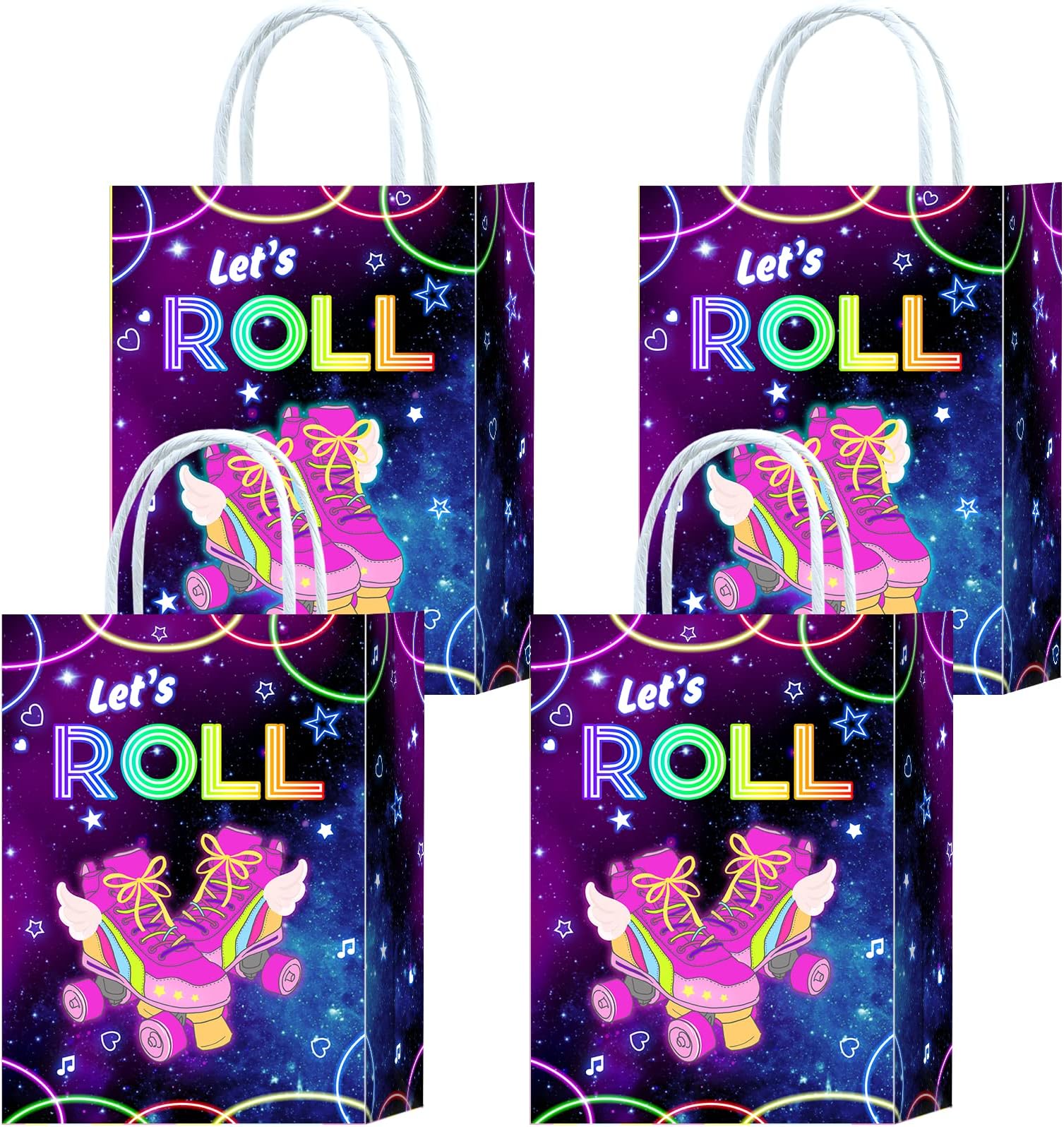 Amazon.com: Geyee 100 Pcs Royal Prince Party Favor Bags Plastic Gift ...