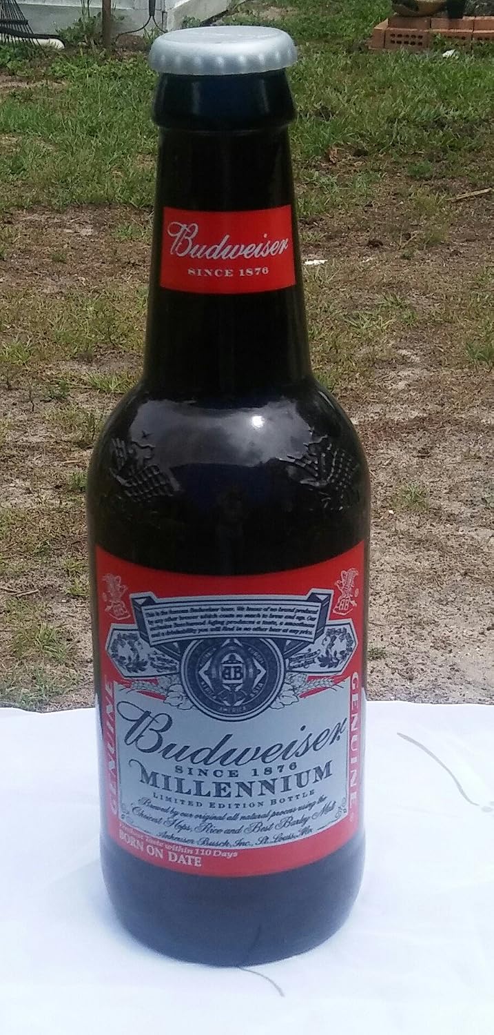 Amazon.com: Budweiser Millennium Glass Bottle : Home & Kitchen