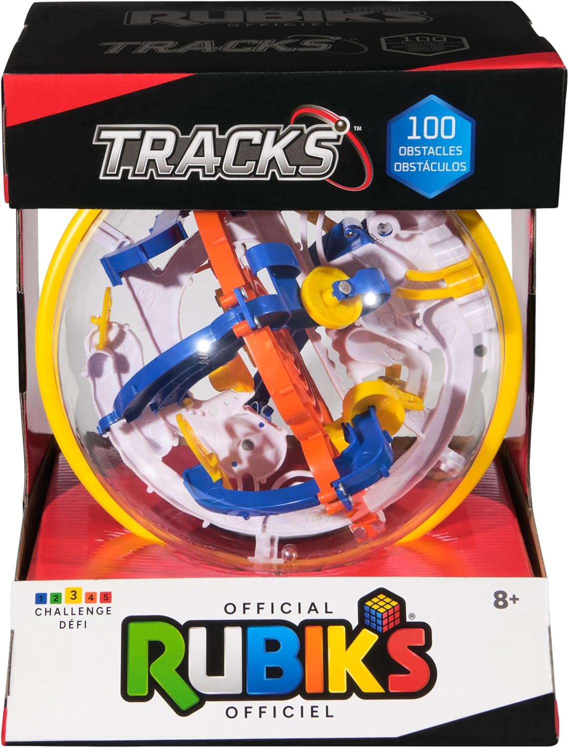Amazon.com: Rubik’s Cube, Rubik’s Tracks 100 3D Gravity Maze & 3D ...