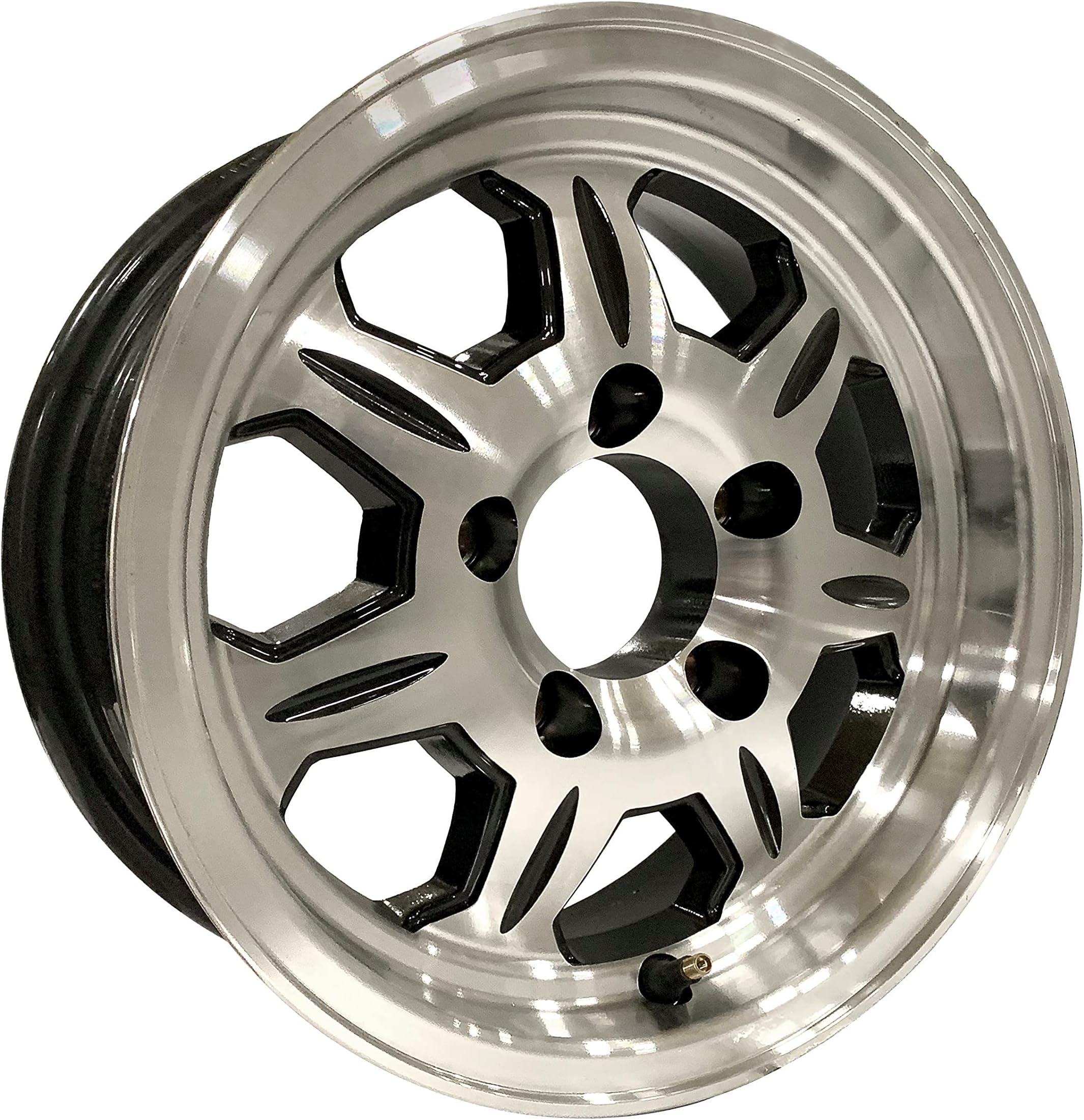 Amazon.com: eCustomrim Aluminum Trailer Wheel 13X5 13" Rim Black and ...