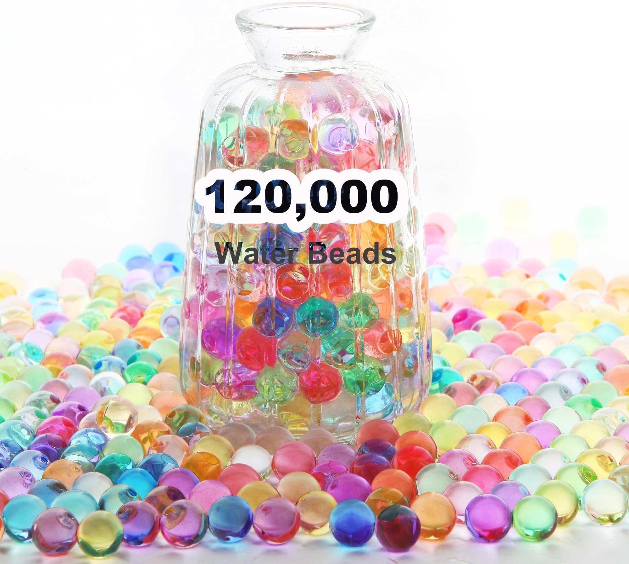 Amazon.com: Veramz 80,000Pcs Clear Water Gel Jelly Beads, Water Beads ...