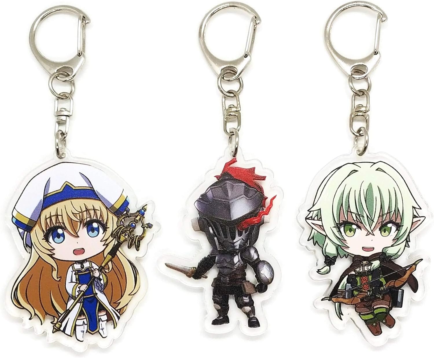 Amazon.com: EBTY DREAMS Inc. - Set of 3 Goblin Slayer Acrylic Keychain ...