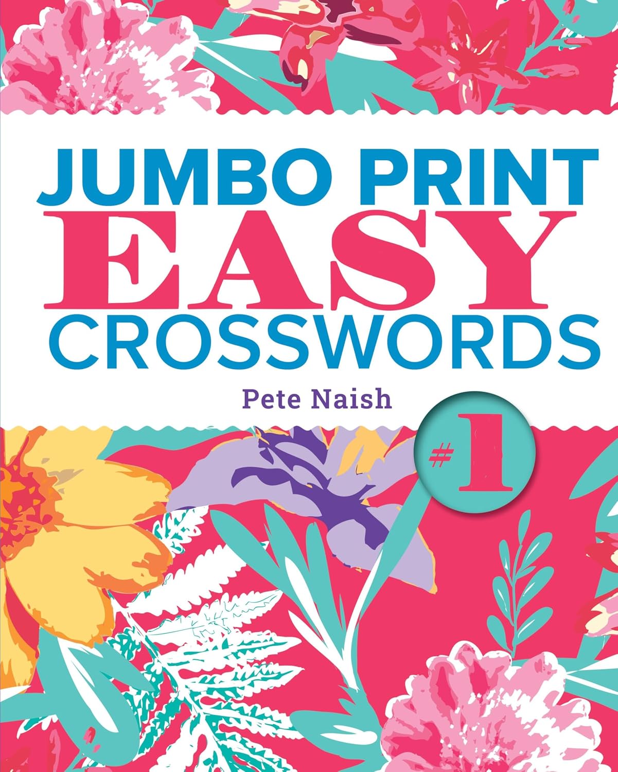 Amazon.com: Jumbo Print Easy Crosswords #1 (Large Print Crosswords ...