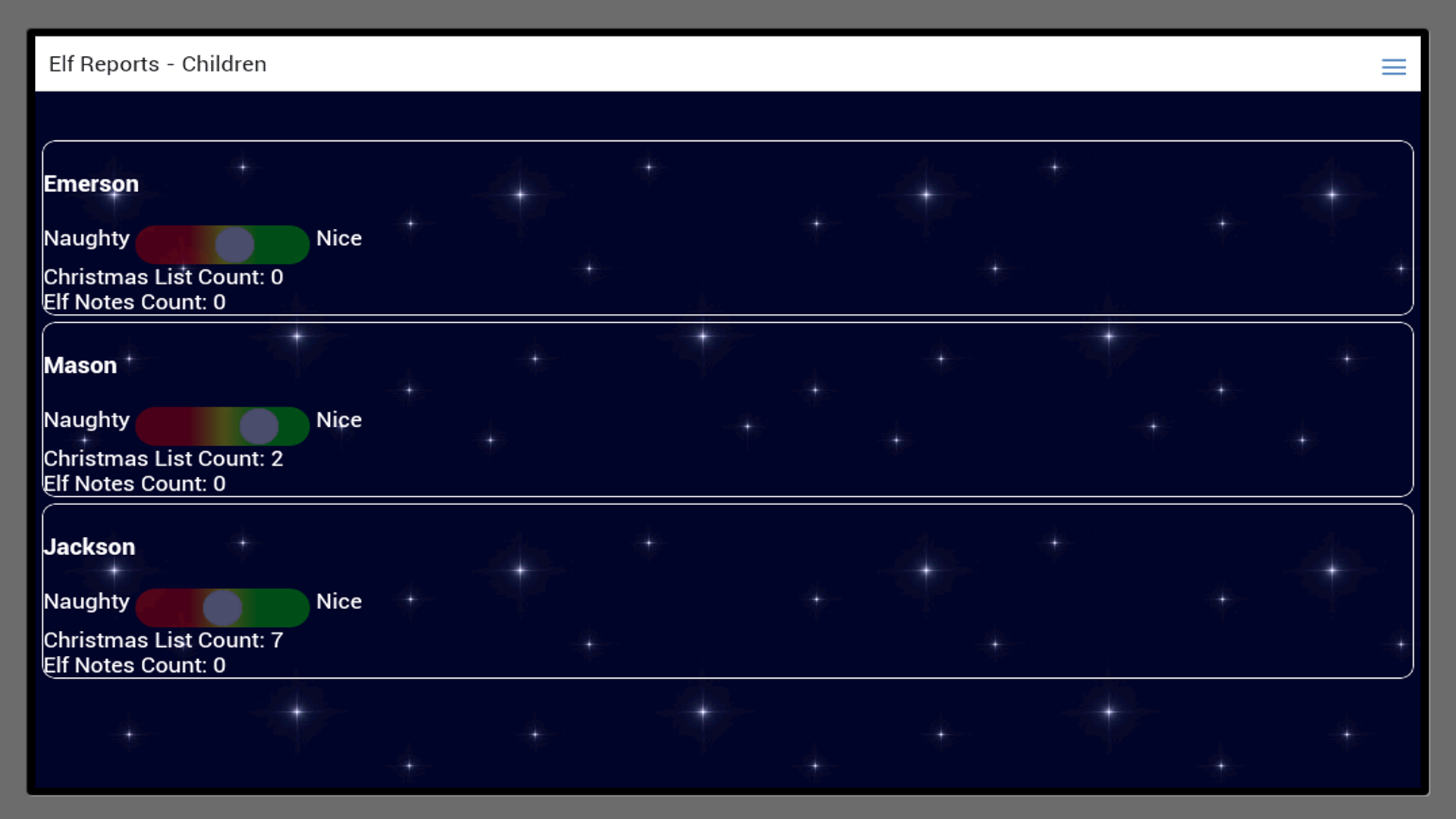 Elf Reports - App on Amazon Appstore