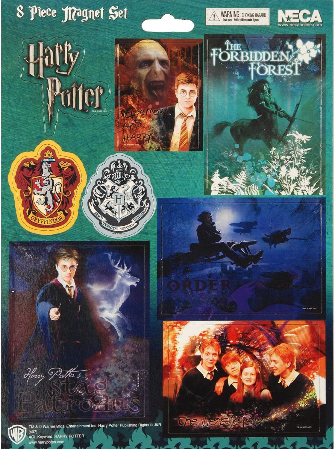 Amazon.com: Harry Potter 8 Piece Magnet Set : Toys & Games