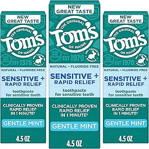 Amazon.com: Tom’s of Maine Rapid Relief Plus Sensitive Toothpaste ...