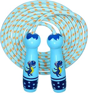 Amazon.com : Wooden Playset Cotton Kids Dinosaur Skipping Rope ...