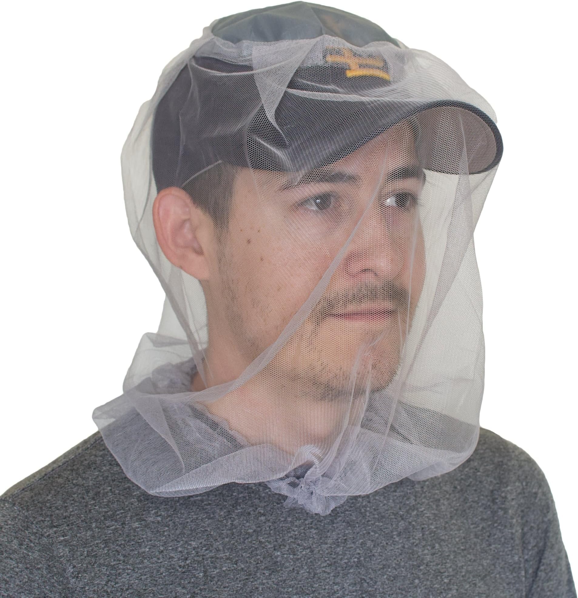 Amazon.com: Hiker's Gold Mosquito Head Net for Hiking, Backpacking ...