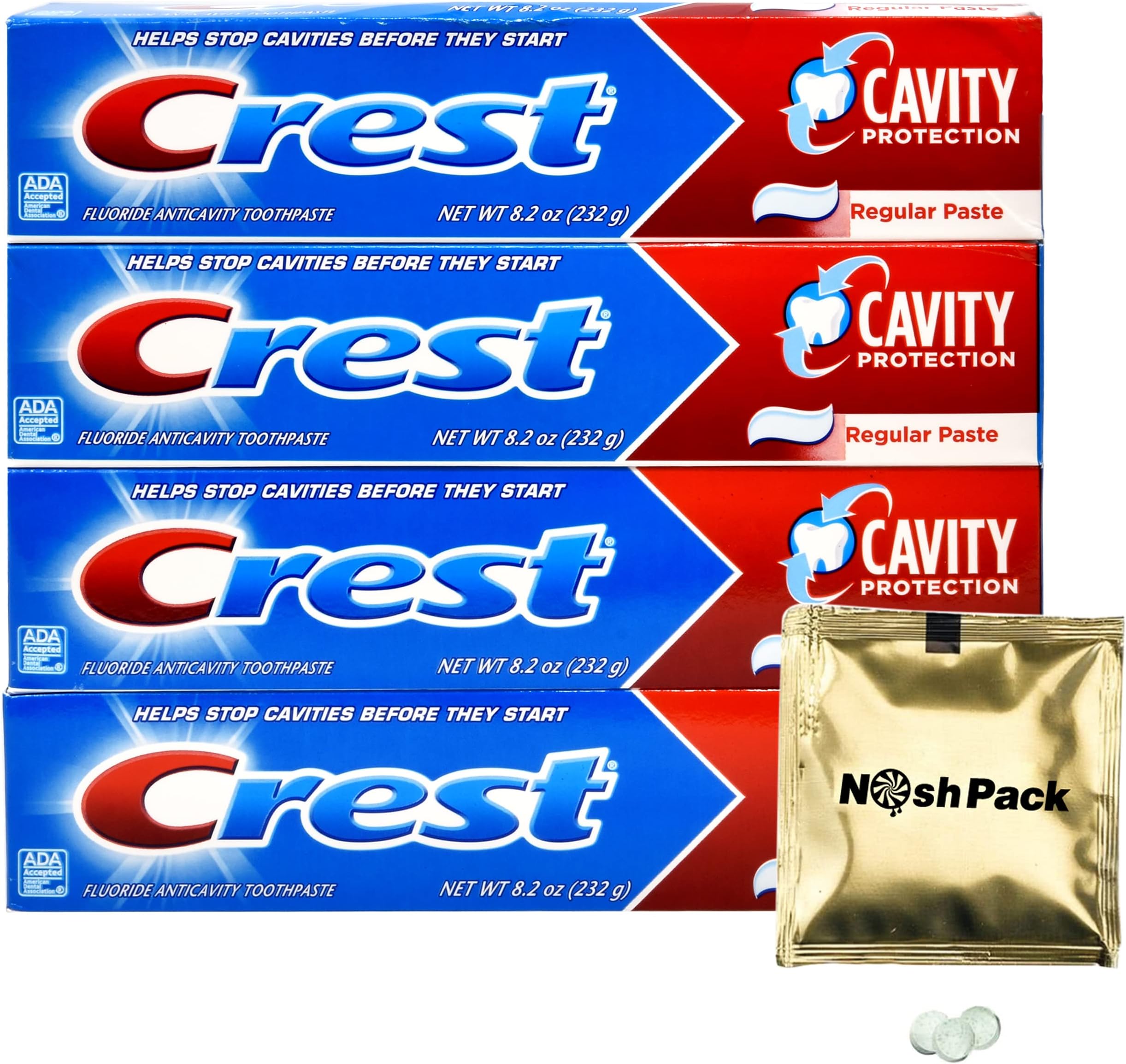 Amazon.com: Crest Cavity Protection Toothpaste, Regular, 8.2 Oz (Pack ...