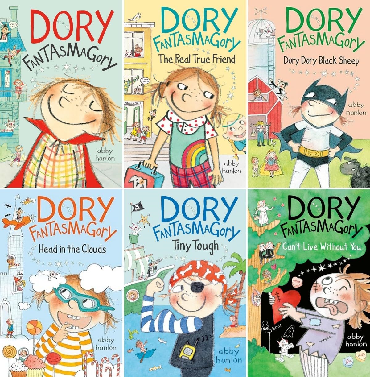 Dory Fantasmagory Series 6 Books Set - Dory Fantasmagory, The Real True ...