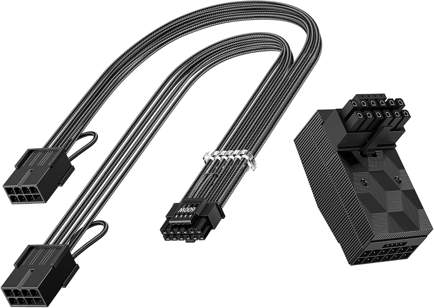 Amazon.com: Fasgear 12VHPWR Extension Cable with A 90 Degree Adapter ...