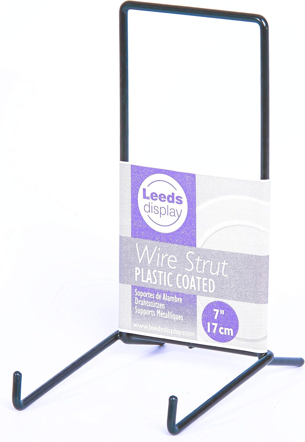 Leeds Display : ST04BL : Wire Strut Stand : Black : Large : 7", 17cm ...