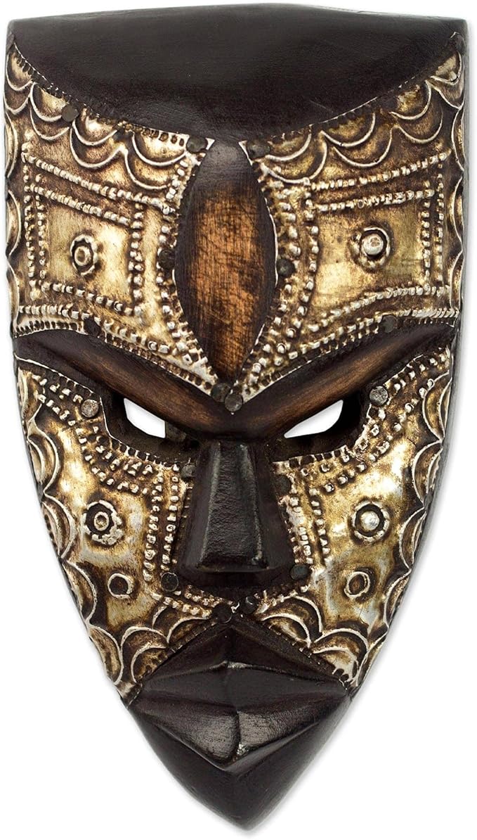 Amazon.com: NOVICA Decorative Wood Mask, Brown : Home & Kitchen