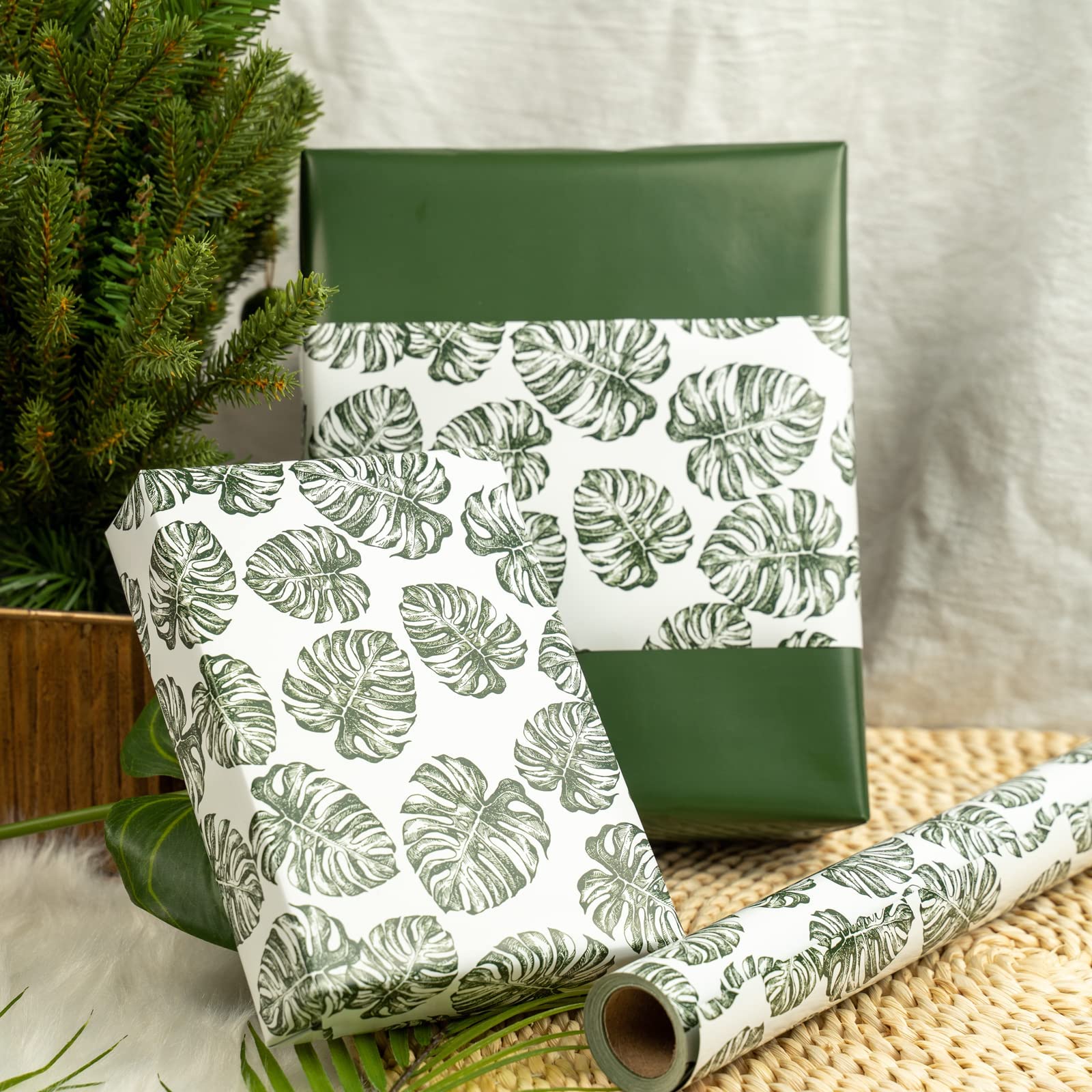 Snapklik.com : MAYPLUSS Reversible Wrapping Paper Roll - Mini Roll - 17 ...