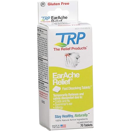 Amazon.com: The Relief Products Earache Relief Tablets, 70 Count ...