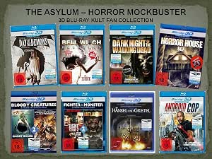 The Asylum - Horror Mockbuster 3D Blu-ray Kult Fan Collection (15 Filme ...