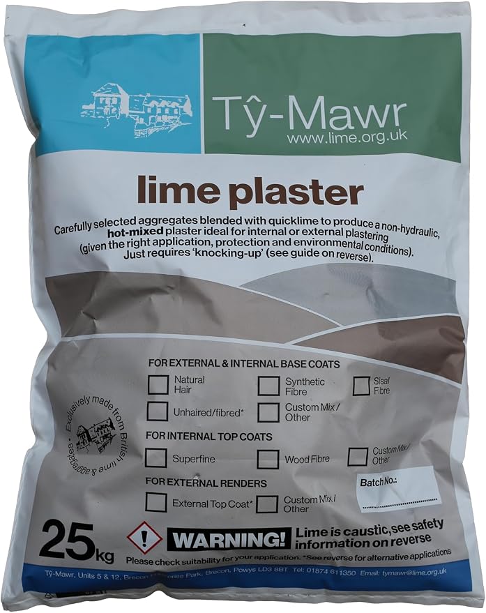 Lime Base Coat (Haired) Plaster for Scratch and Float Coats (25kg Small ...