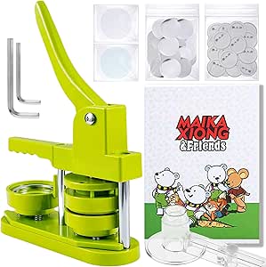 Amazon.com: Button Maker Machine for DIY Pins – Button Press Machine 2. ...