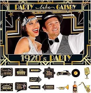 JeVenis Roaring 20s Photo Booth Props 1920s Photo Booth Props 1920s ...