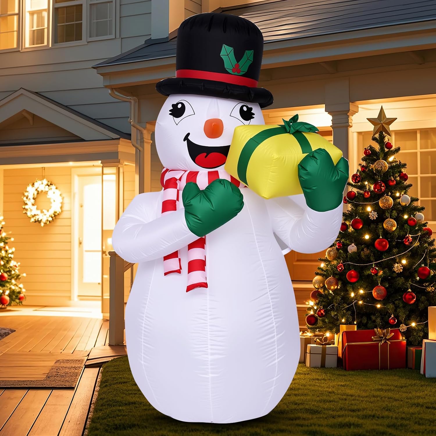 Amazon.com: Christmas Inflatable Outdoor Decorations, Inflatable Cute ...
