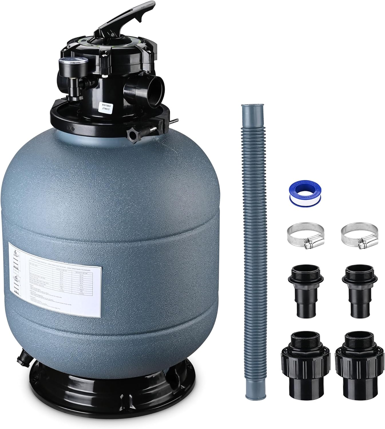 Amazon.com : Yescom 2112 GPH 16" Above Inground Swimming Pool Sand ...