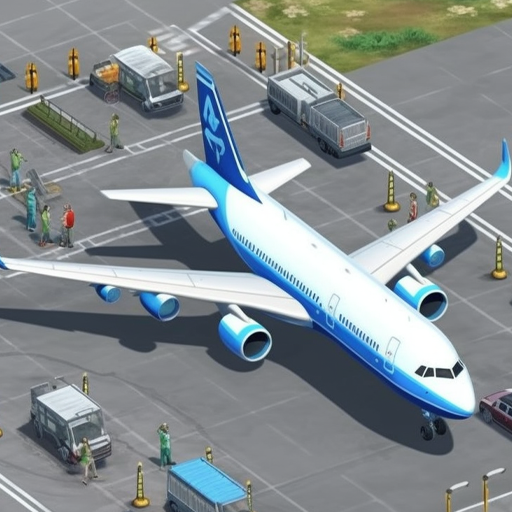 Airport City Flight Simulator Games 2023 - Aviation Pilot Management ...