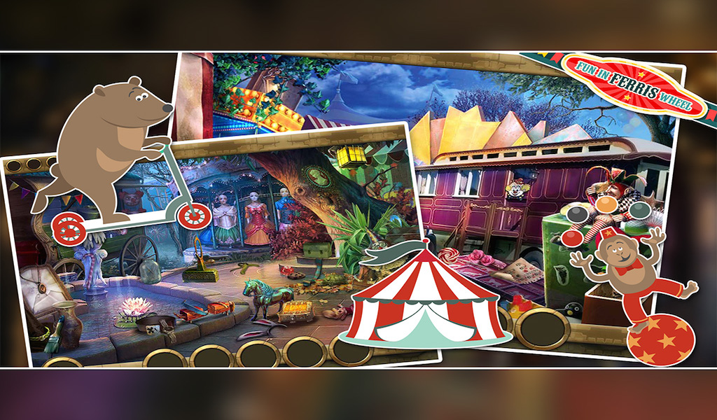 Aplicación Circus Hidden Object en Amazon Appstore