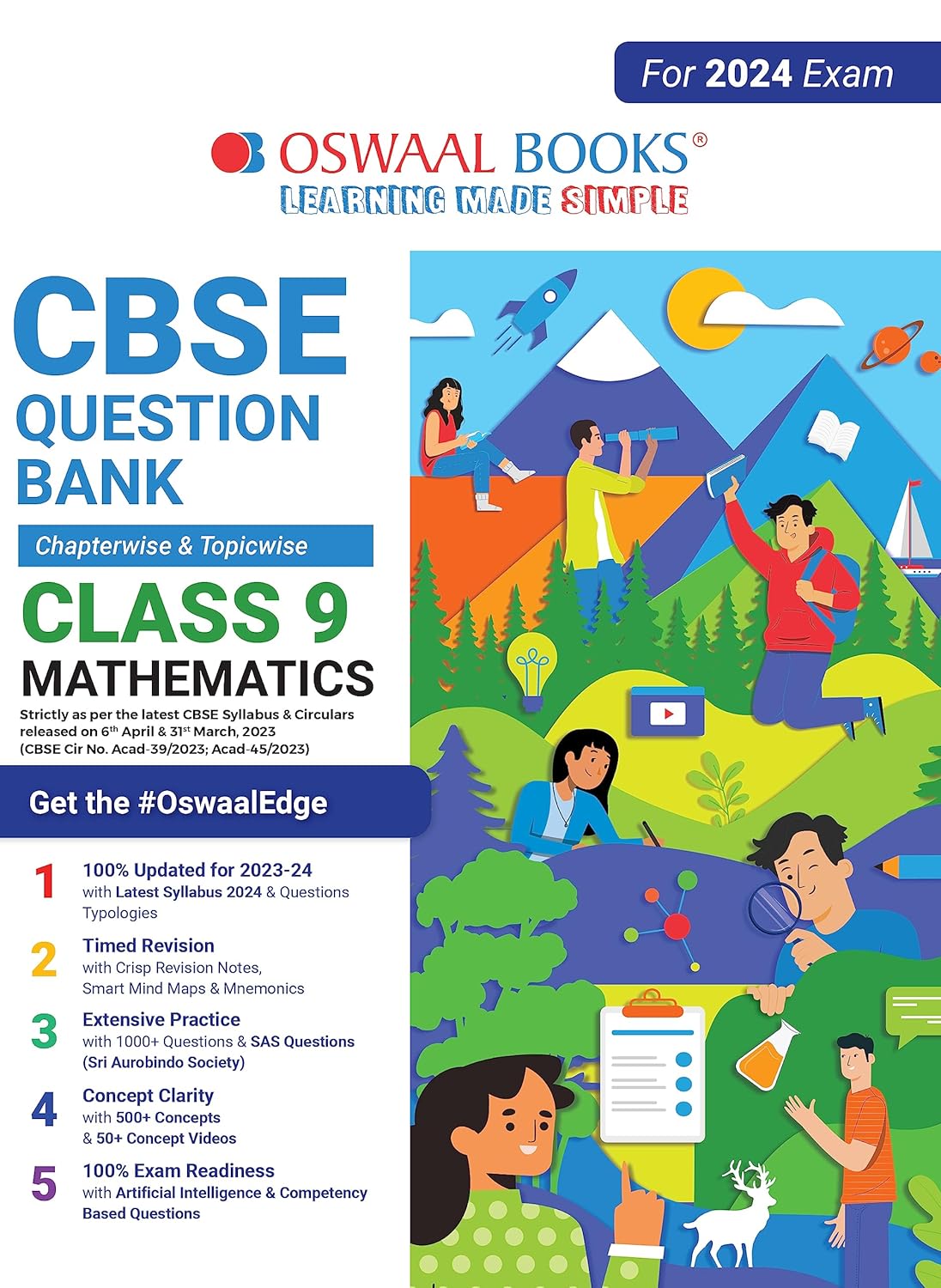 Oswaal CBSE Class 9 Mathematics Question Bank (2024 Exam) : Oswaal ...
