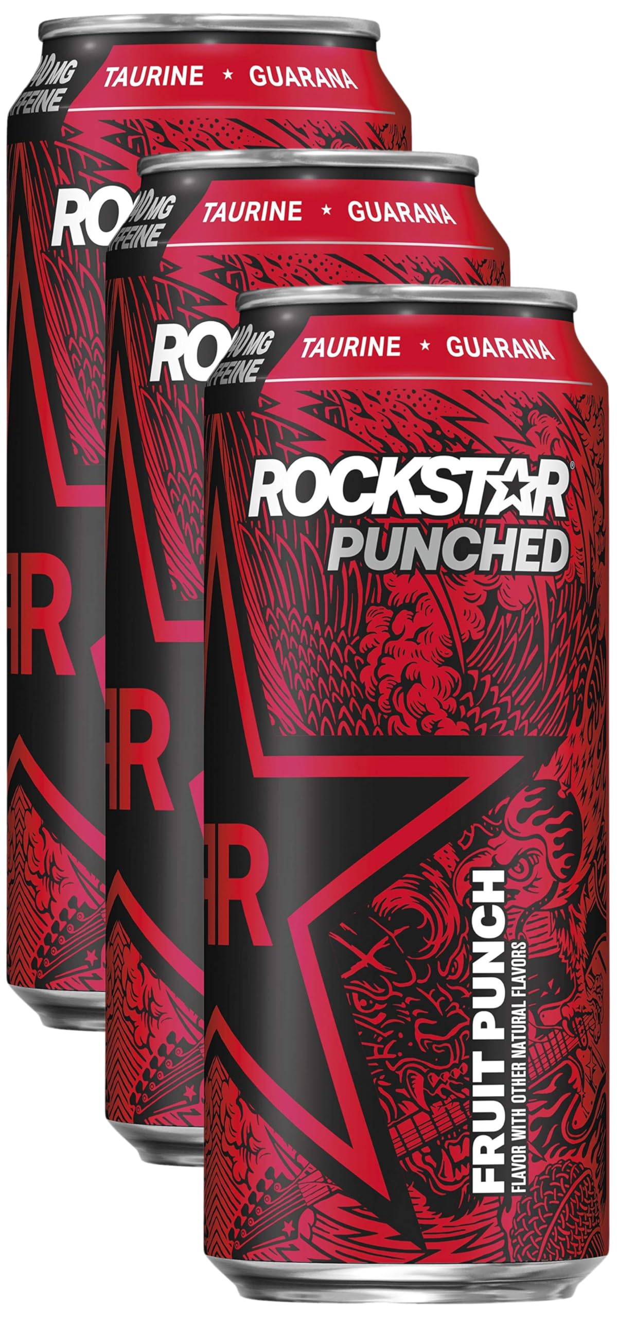 Snapklik.com : Rockstar Fruit Punch, 16 Fl Oz Can
