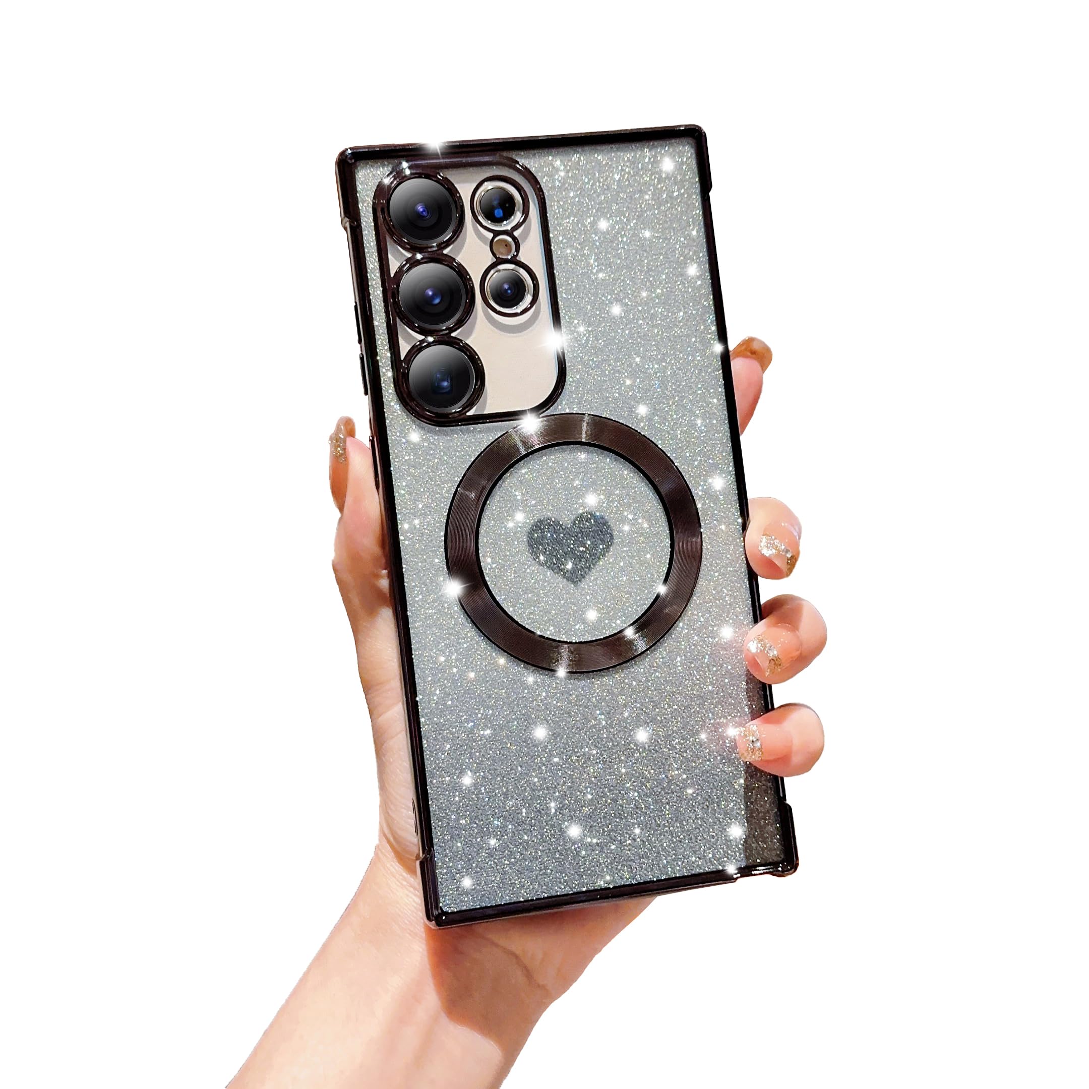 Amazon.com: FABSPARK for Samsung Galaxy S25 Ultra Phone Case,Compatible with Magsafe,Magnetic ...