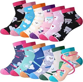 Amazon.com: Breathffy 12 Pairs Dental Compression Socks for Women Nurse ...