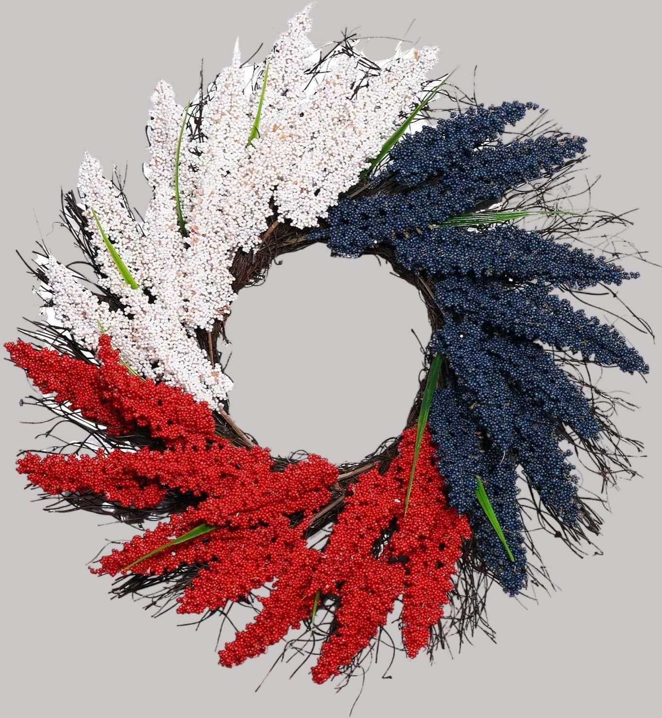Amazon.com: Patriotic Wreath Independence Day Wreaths, Summer Wreath ...