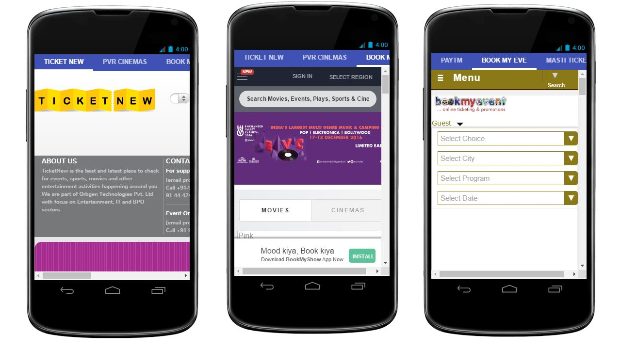 e Tickets - App on the Amazon Appstore