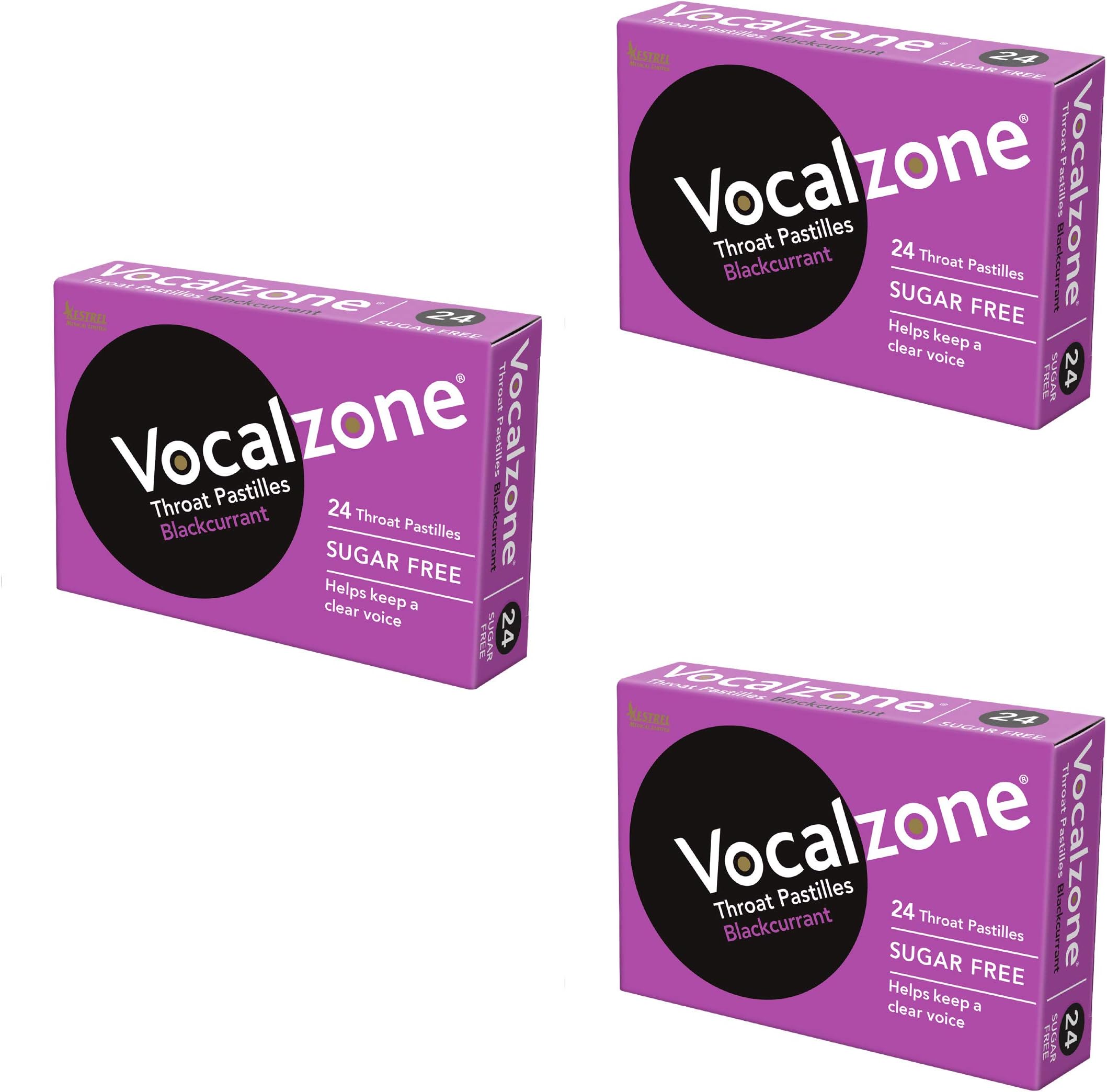 Amazon.com: Vocalzone Throat Pastilles 24 : Health & Household
