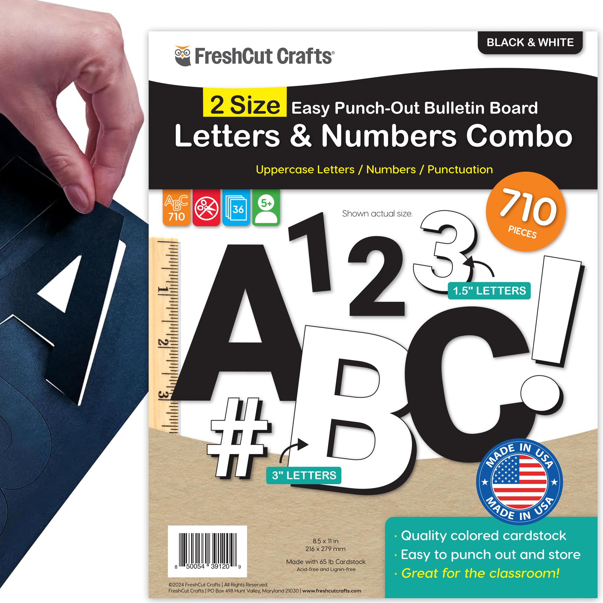 Snapklik.com : Combo Pack Large & Small Bulletin Board Letters ...